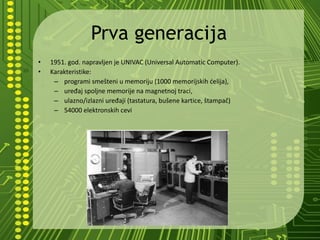Istorijat razvoja računara | PPT