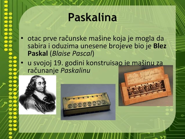 Istorijat razvoja računara | PPT