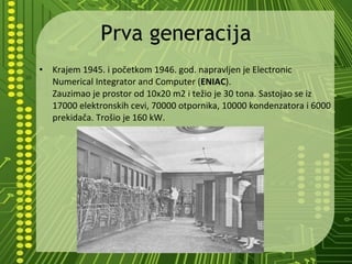Istorijat razvoja računara | PPT