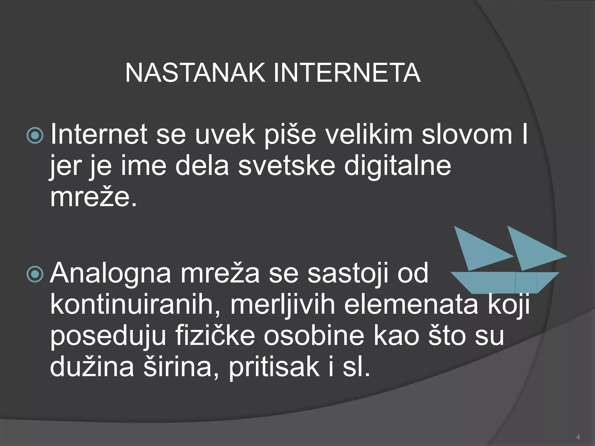 Istorijski razvoj interneta | PPS