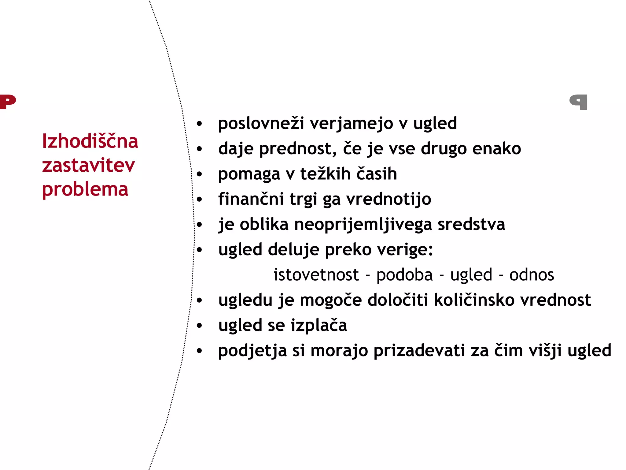 Istovetnost, podoba, sloves in ugled | PPT