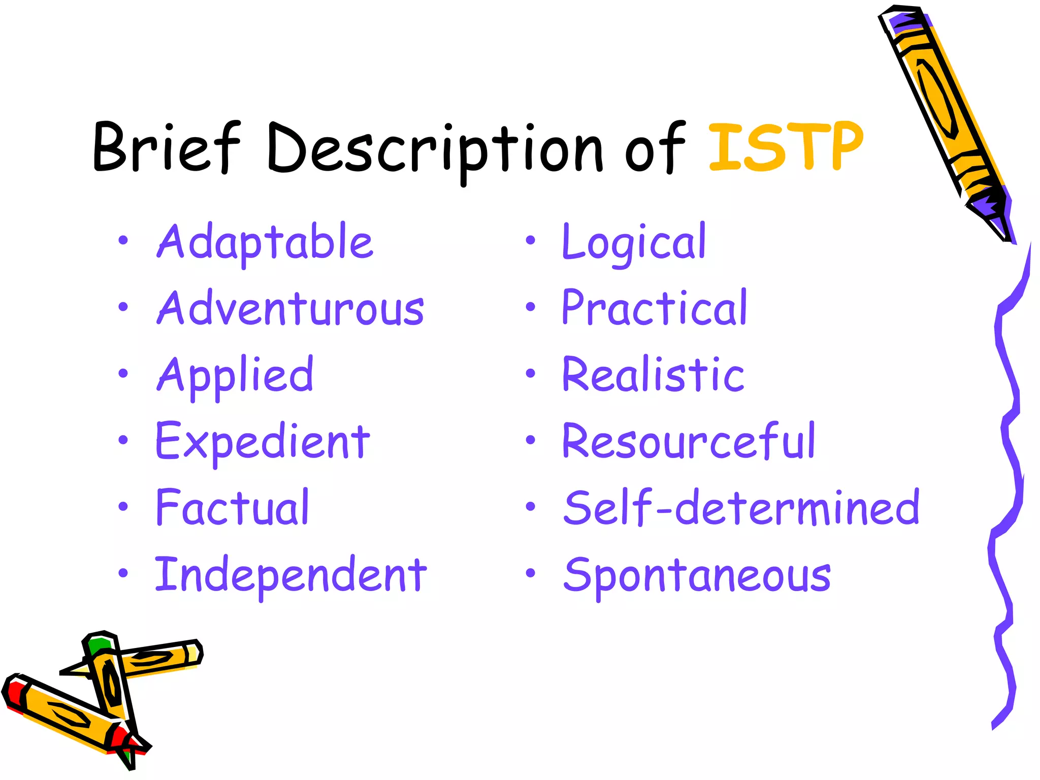 ISTP-The MECHANIC.ppt