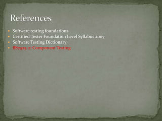 Test design techniques: Structured and Experienced-based techniques | PPTX