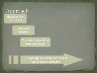 Test design techniques: Structured and Experienced-based techniques | PPTX