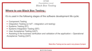 Istqb ctfl-series - Black Box Testing | PDF