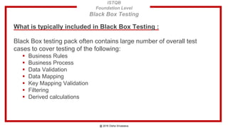 Istqb ctfl-series - Black Box Testing | PDF