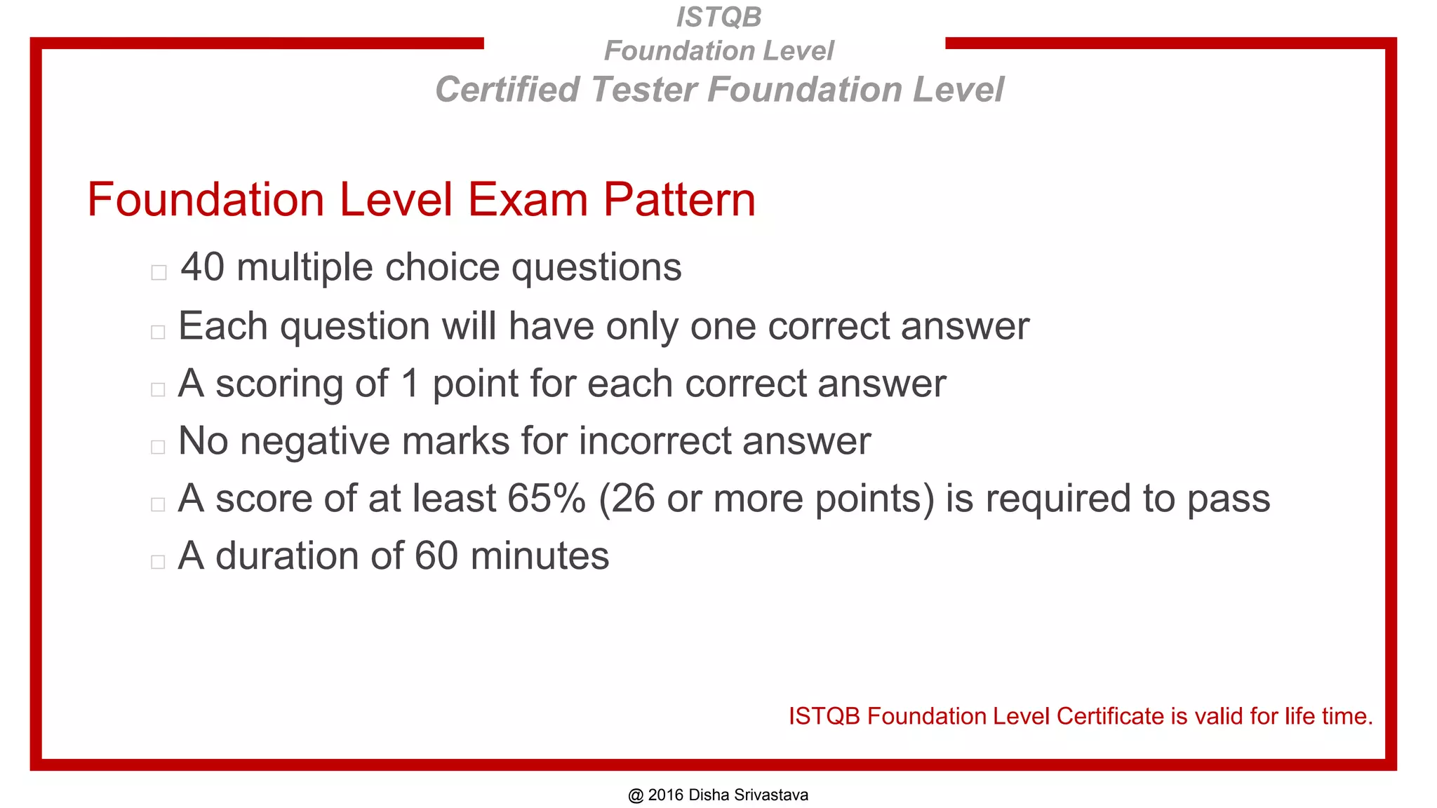 ISTQB CTFL Series - Overview | PDF