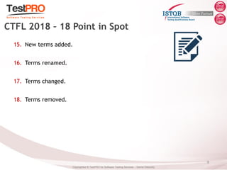 ISTQB - CTFL 2018 Intro | PDF