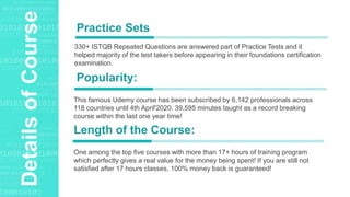 Istqb foundation-and-selenium-java-automation-testing course | PPT