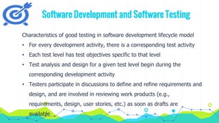 ISTQB - Software development life cycle | PPTX