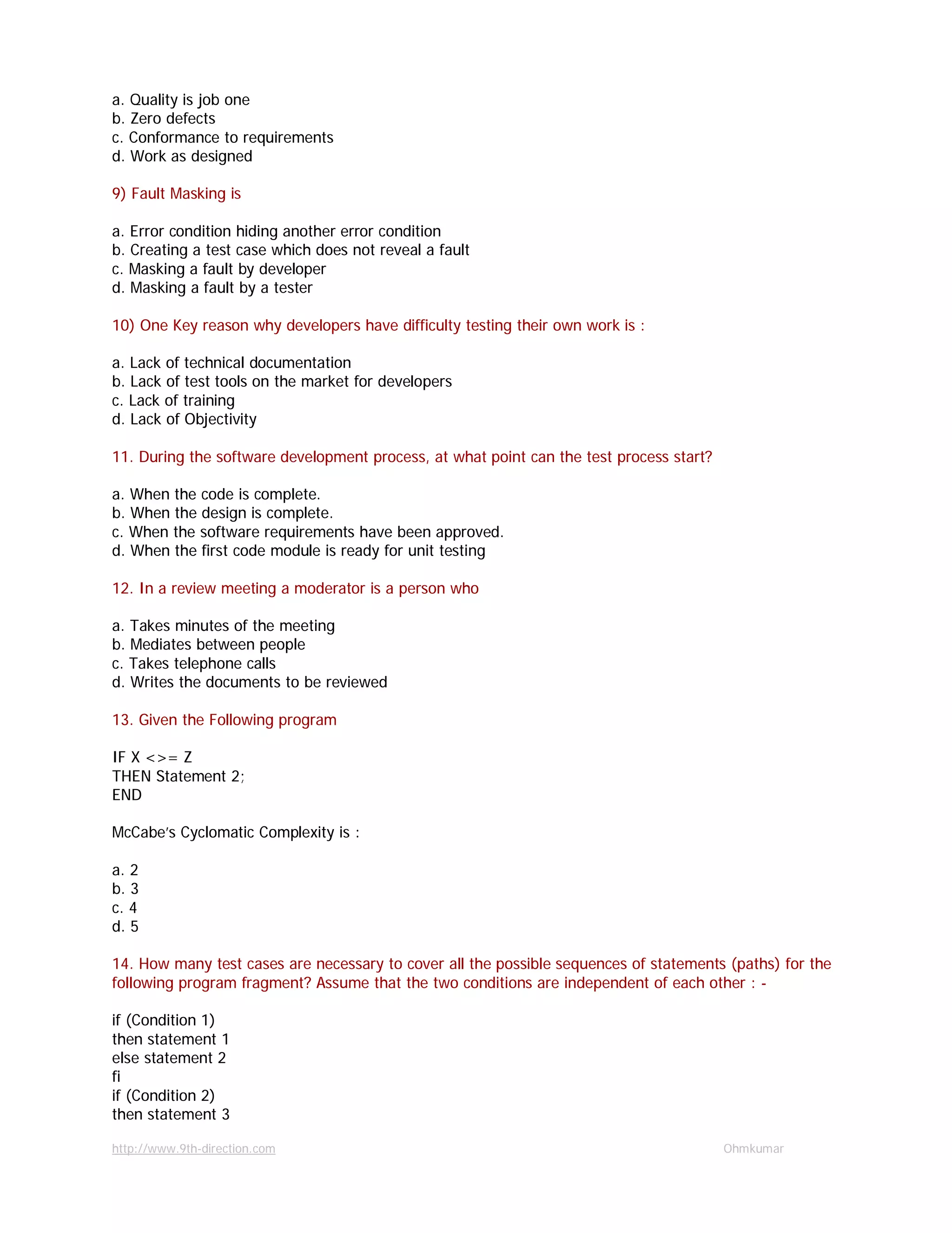 Istqb question-paper-dump-2 | PDF