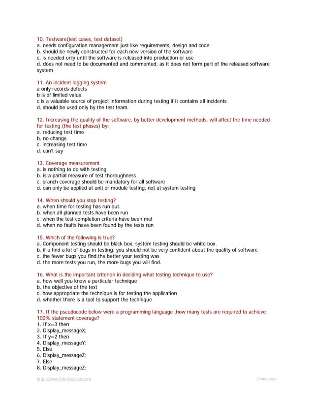 Istqb question-paper-dump-4 | PDF | Operating Systems | Computer ...