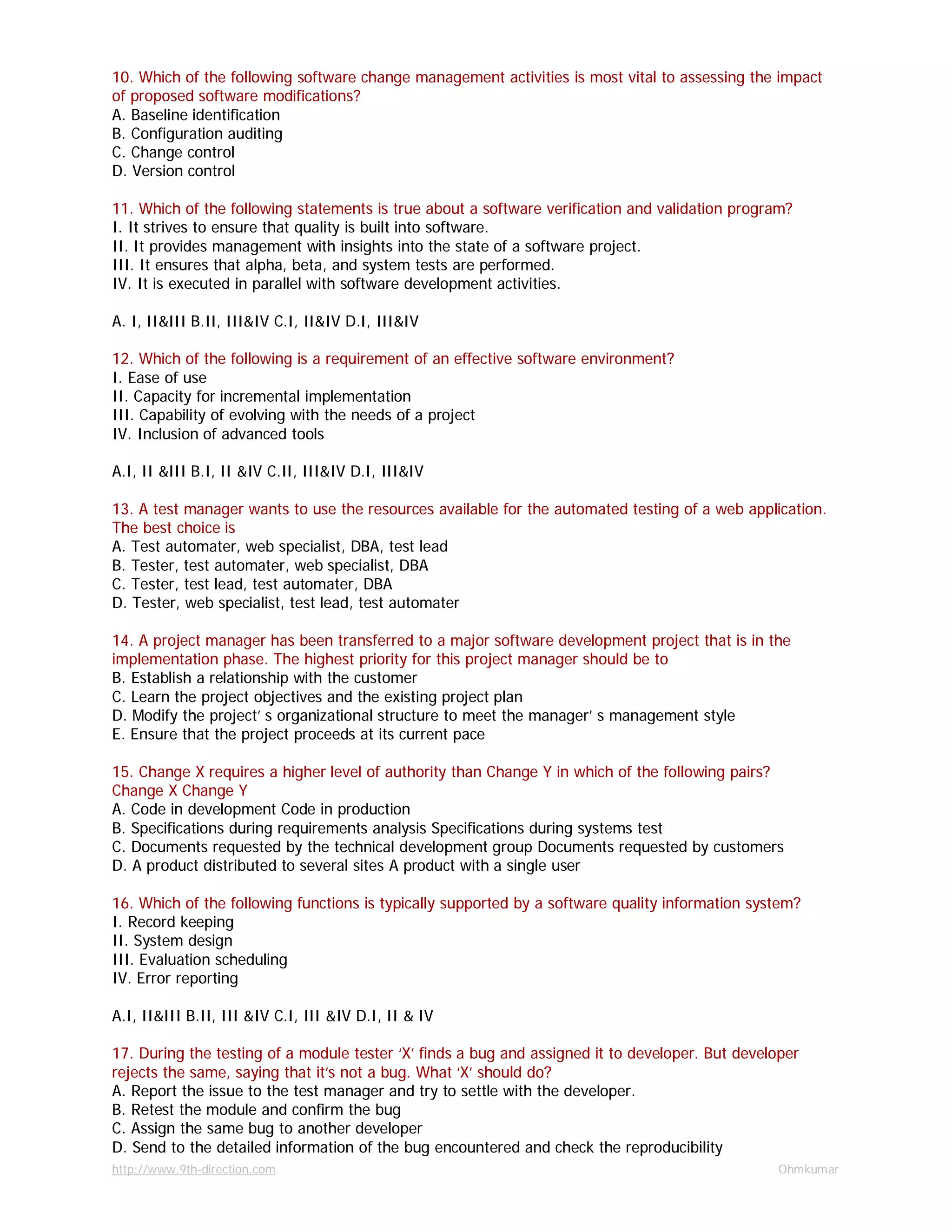 Istqb question-paper-dump-6 | PDF