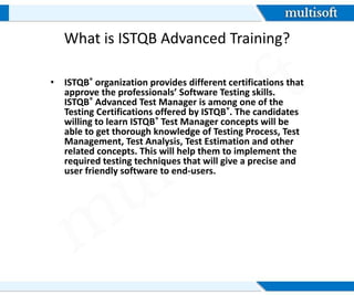 ISTQB Advanced Training | PPT