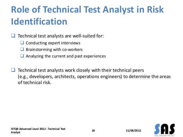 ISTQB Technical Test Analyst 2012 Training - The Technical Test Analy…
