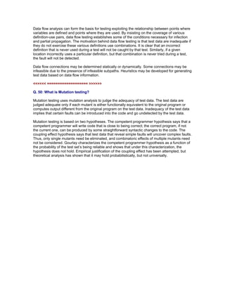 ISTQB Advanced Study Guide - 5 | DOC | Programming Languages | Computing