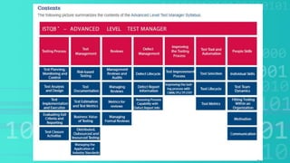 ISTQB Advanced Test Manager Training | PPTX