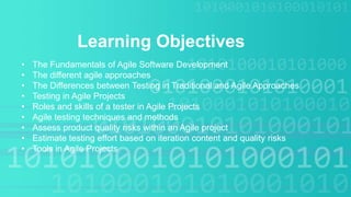 ISTQB Agile Tester Foundations -Professional Training | PPTX ...