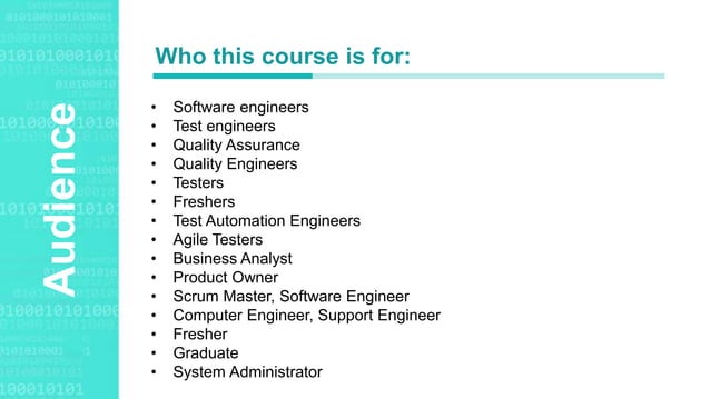 Istqb Agile Tester Foundations Professional Training Ppt