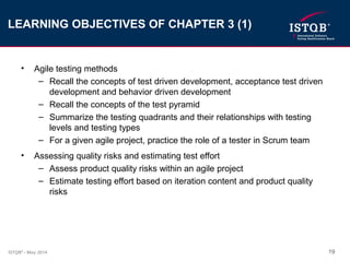 Agile Tester in a Nutshell | PPT | Educational Assessment | Education