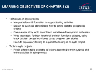 Agile Tester in a Nutshell | PPT | Educational Assessment | Education