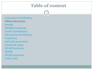 Istqb benefits | PPT