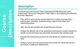 ISTQB CTAL Advanced Security Testing Training | PPTX