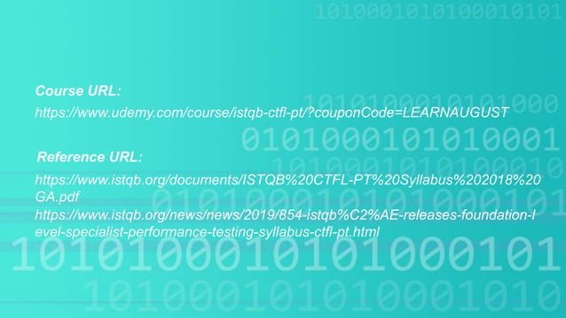 ISTQB CTFL Performance Testing Training | PPT ISTQB CTFL Performance Testing Training | PPT