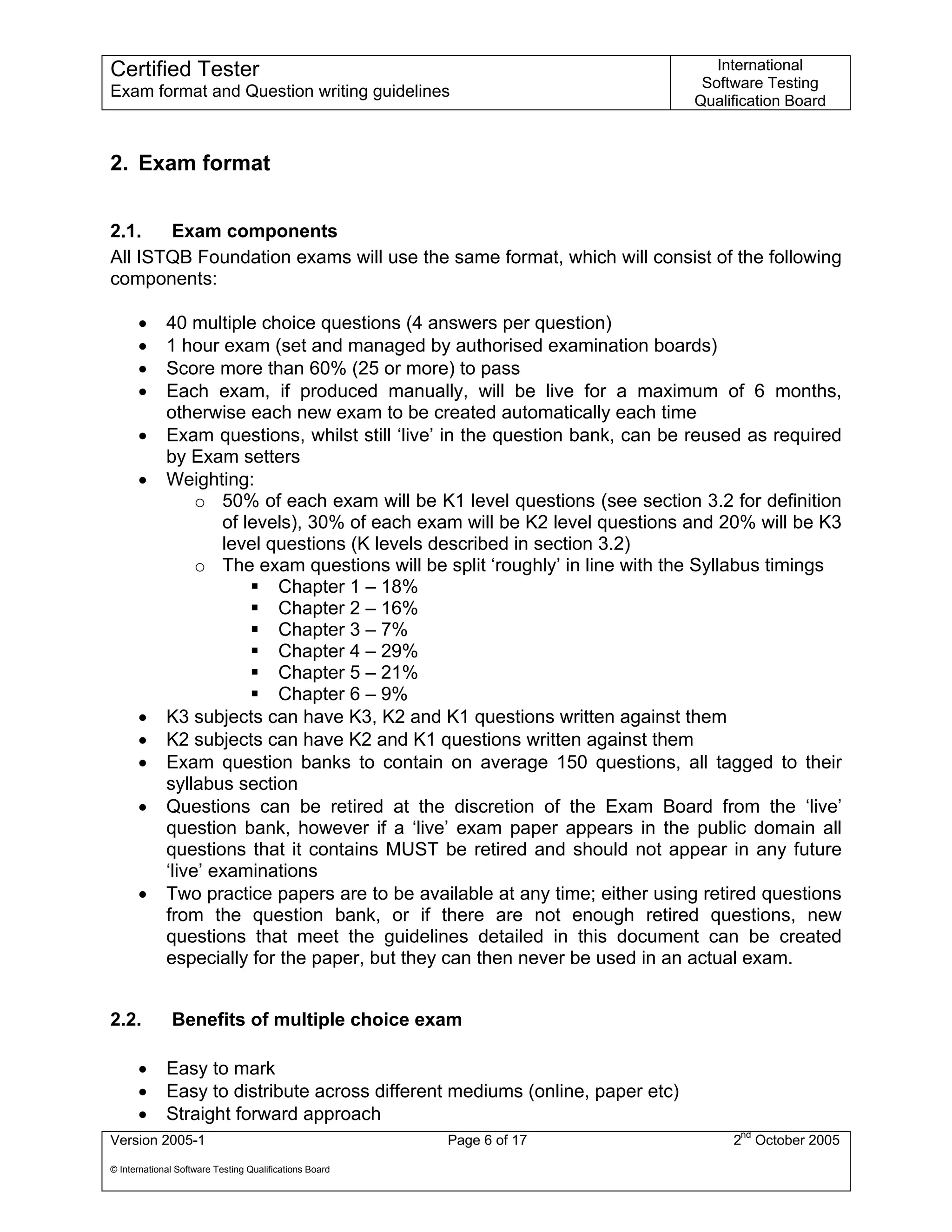 Istqb exam guidelines | PDF
