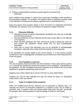 Istqb exam guidelines | PDF