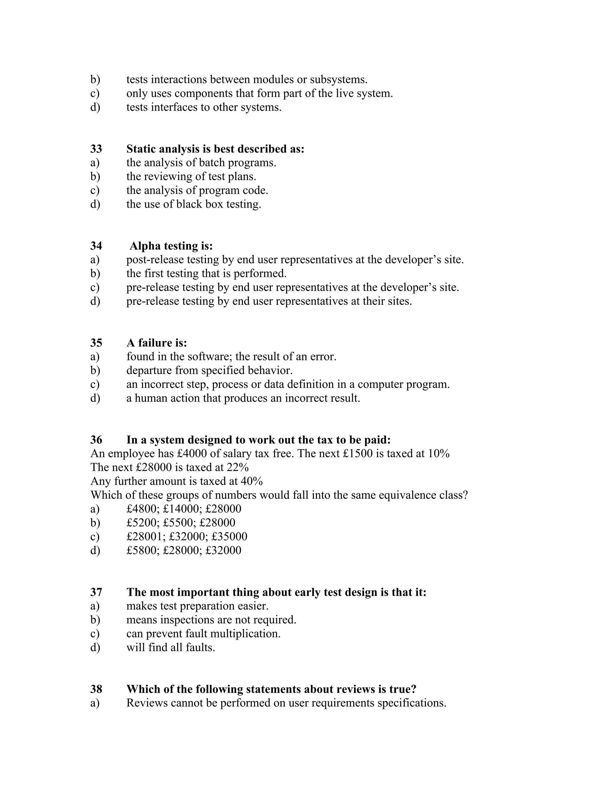 Istqb exam sample_paper_1 | PDF | Computer Software and Applications | Computing