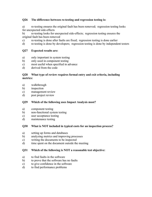 Istqb exam sample_paper_2 | PDF