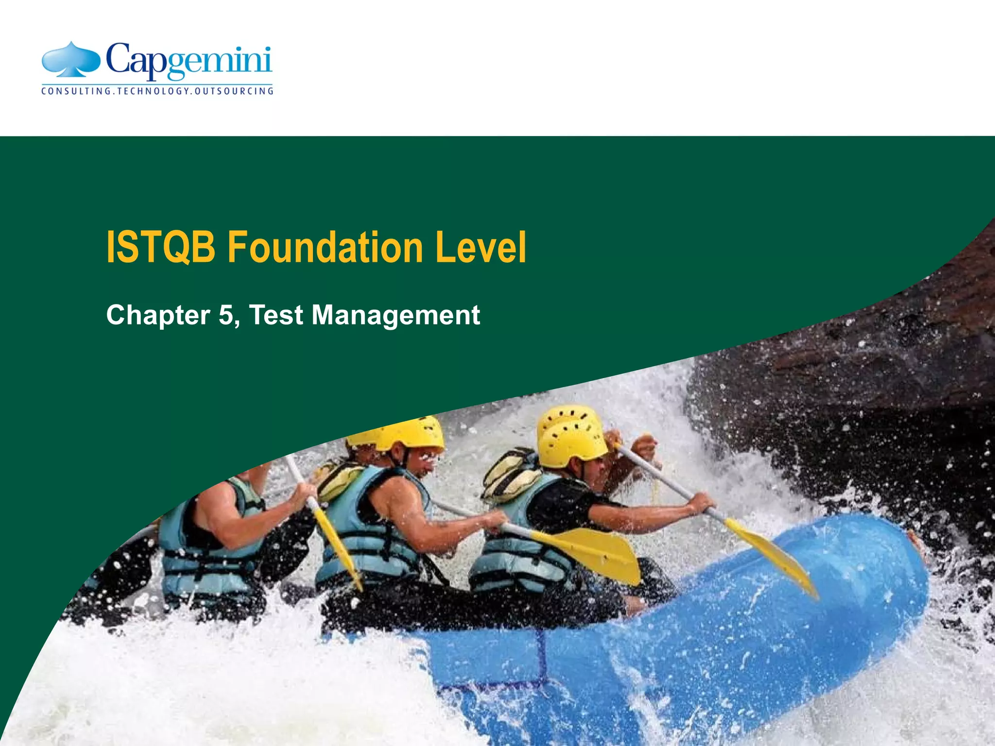 Istqb fl chap_5_edited | PPT | Technology & Computing