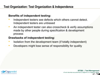 Istqb fl chap_5_edited | PPT | Technology & Computing