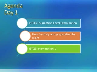 Istqb foundation level | PPTX