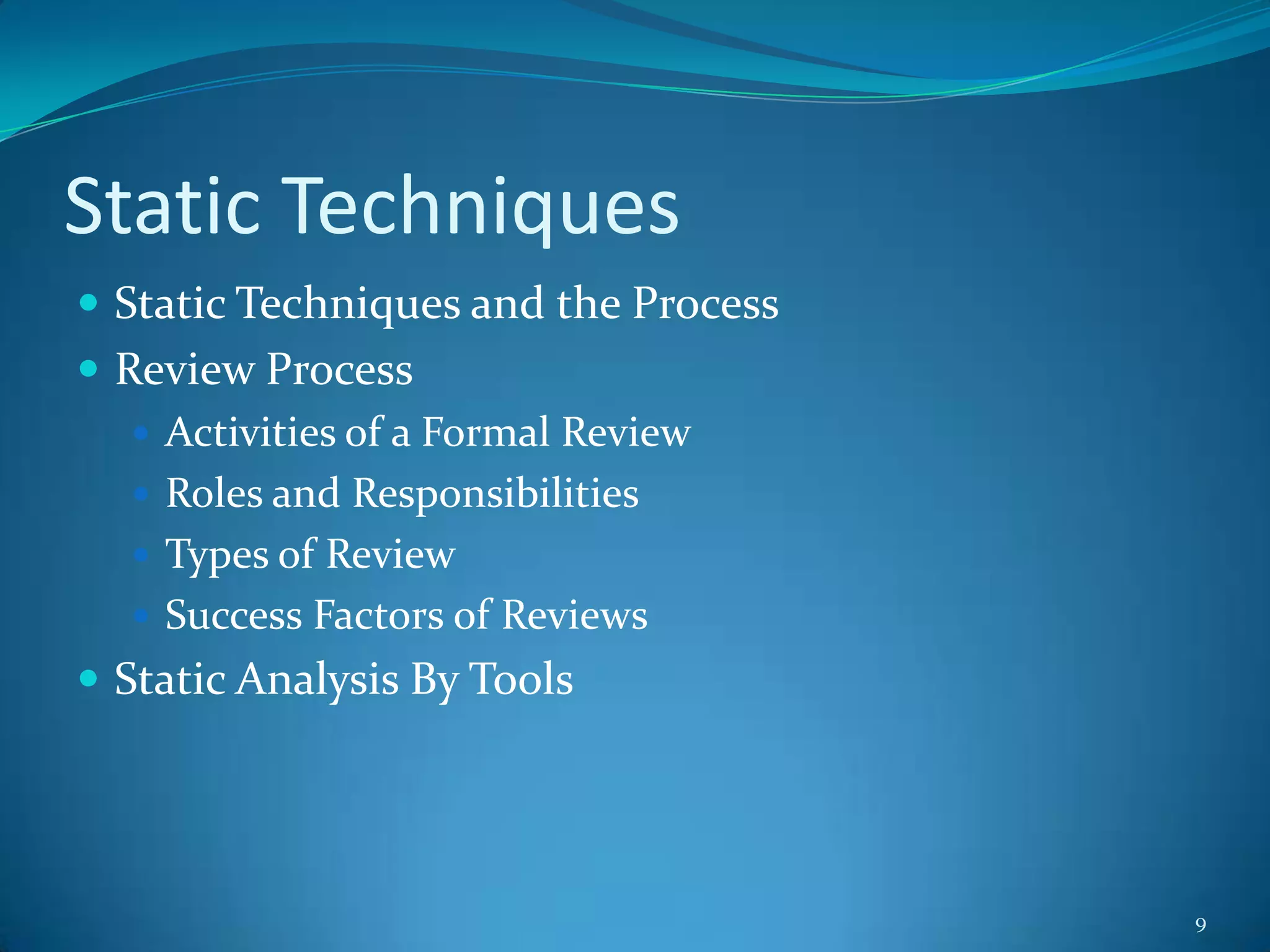 ISTQB Foundation Level Basic | PPTX