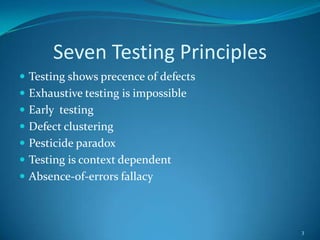 ISTQB Foundation Level Basic | PPTX