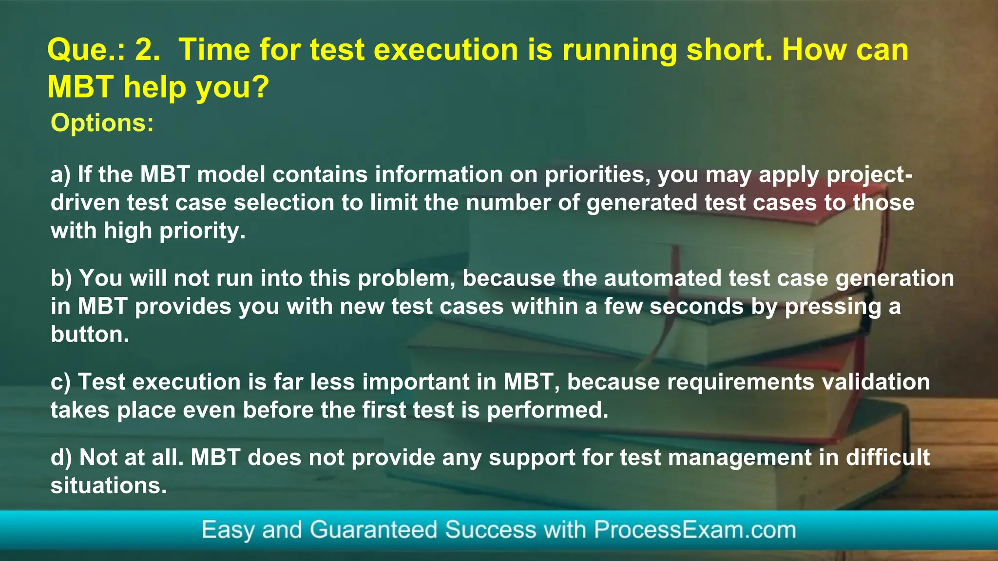 ISTQB Model-Based Tester (CT-MBT) Exam | Questions & Answers | PPT ...