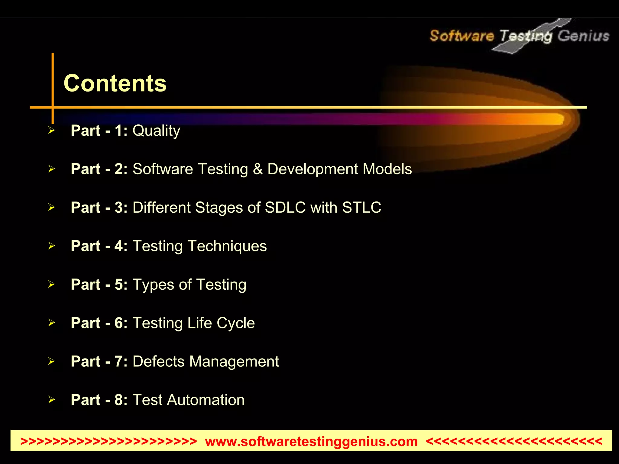 Learn Software Testing for ISTQB Foundation Exam | PPT | Operating ...