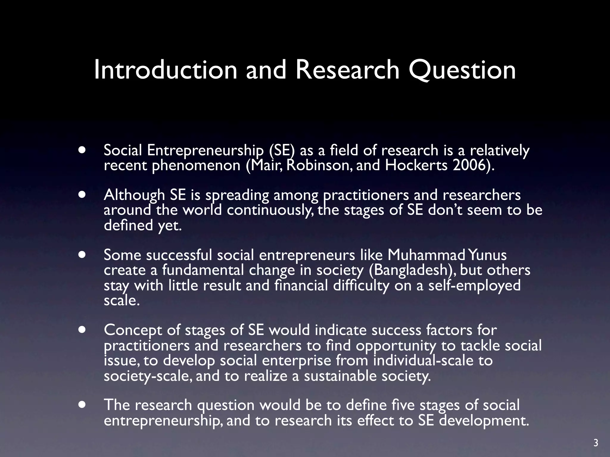 Five Stages of Social Entrepreneurship | PDF