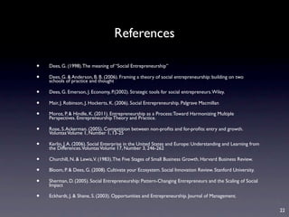 Five Stages of Social Entrepreneurship | PDF