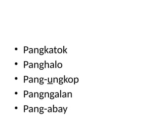 Istruktura ng Wikang Filipino: Tunog, Salita, at Gramatika | PPT