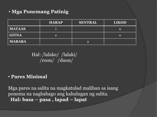 Istruktura ng wikang filipino | PPTX