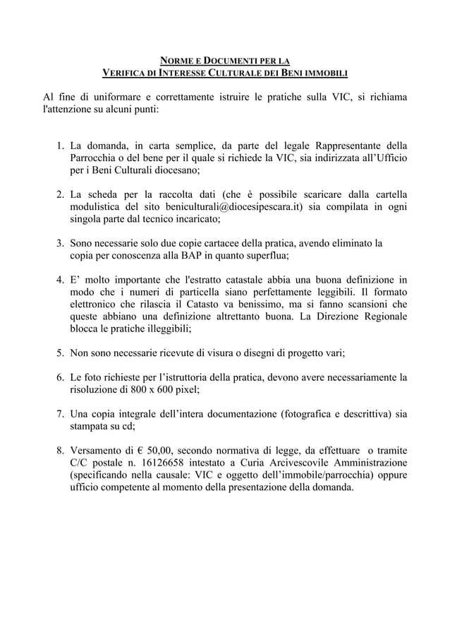 Istruttoria verifica | PDF