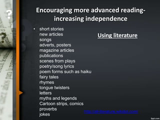 Tools for Reading and Writing in EAL and MFL | PPTX
