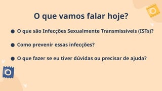 ISTs O que são e como se previnir, um manual | PPTX