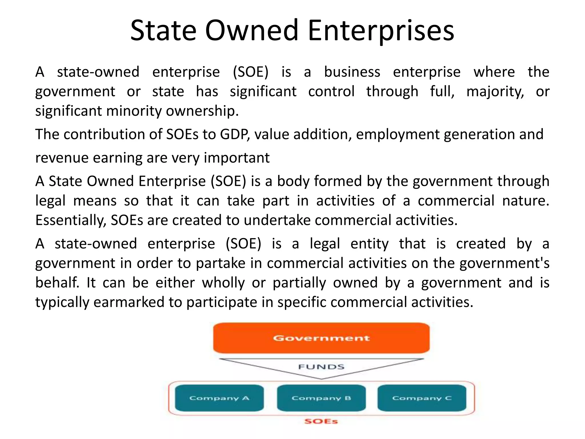 State Owned Enterprise | PPT State Owned Enterprise | PPT