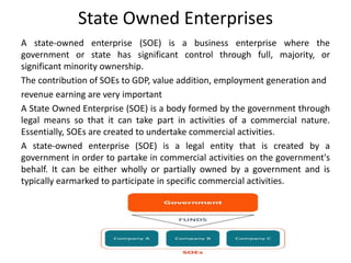 State Owned Enterprise | PPTX