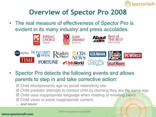 ISTTFSpectorSoftFinal.ppt | Email | Internet