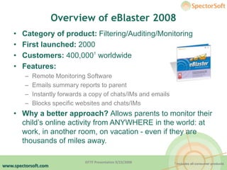 ISTTFSpectorSoftFinal.ppt | Email | Internet